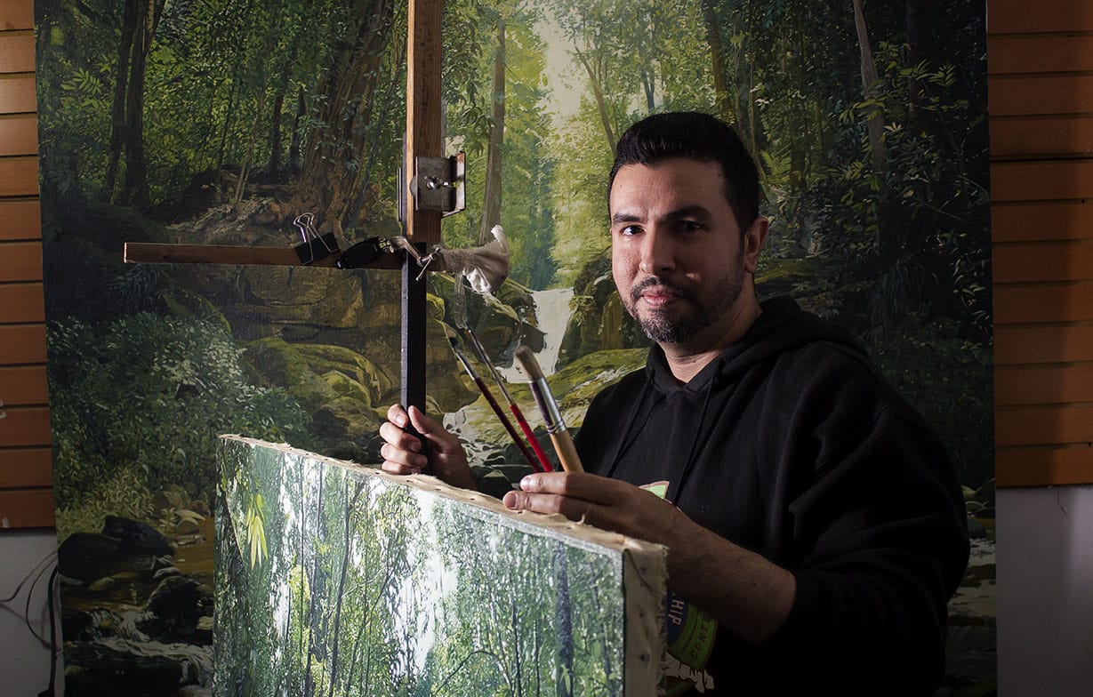 El óleo es una ciencia: Diálogo con el artista Alonzo Morales