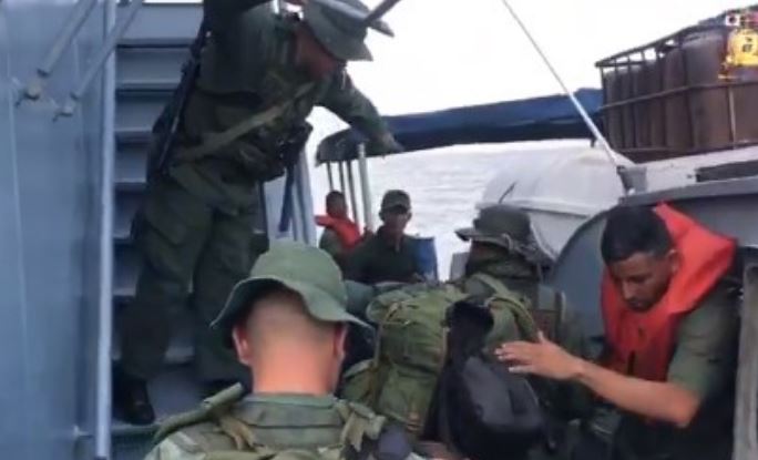 Desplegada la Fanb en el frente Esequibo Atlántico