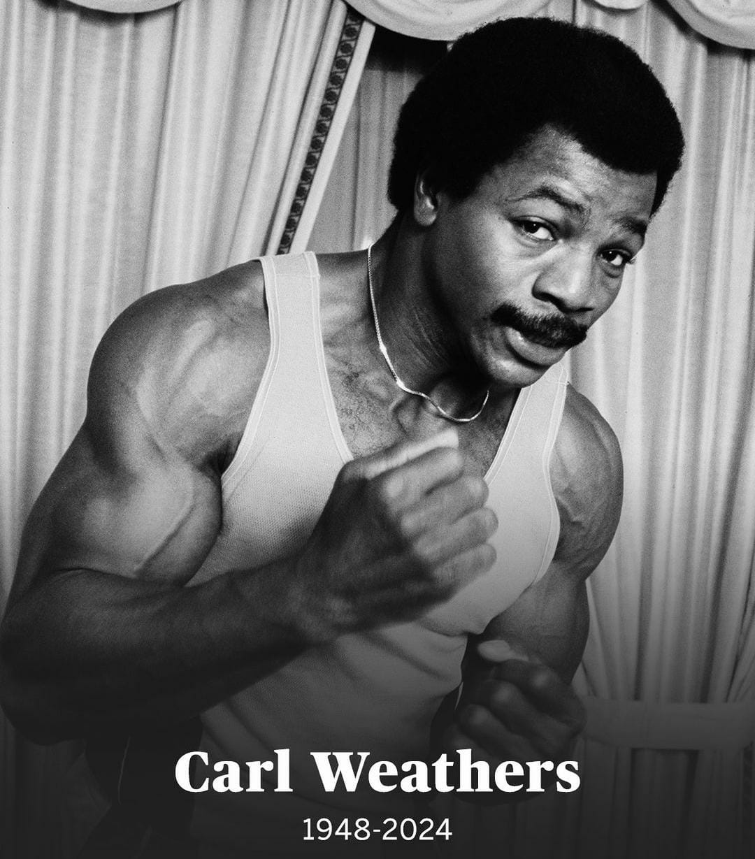 Murió Carl Weathers, el recordado Apollo Creed en "Rocky"