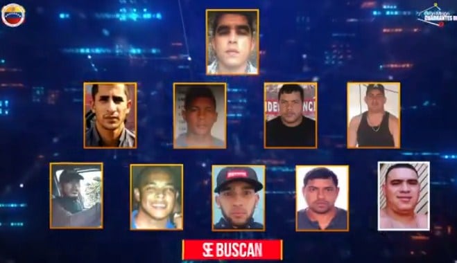 Emiten lista de los 10 criminales más buscados en Venezuela: Ofrecen ...