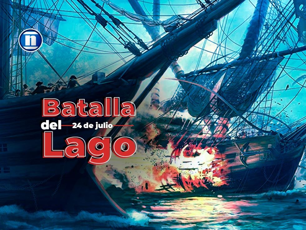 Se conmemoran 201 años de la Batalla Naval del Lago